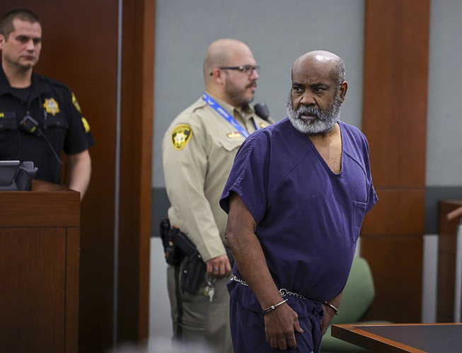 Photograph : Davis Pleads Not Guilty in Tupac Murder - Las Vegas Sun News