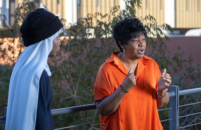 Photograph : Frias scholar Aminata Dieng - Las Vegas Sun News