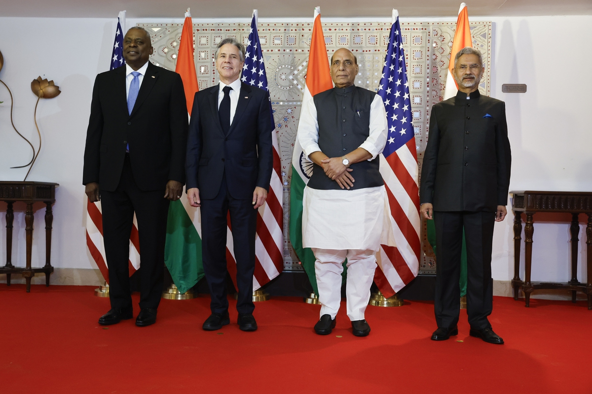 Top US and Indian diplomats and defense chiefs discuss Indo-Pacific ...