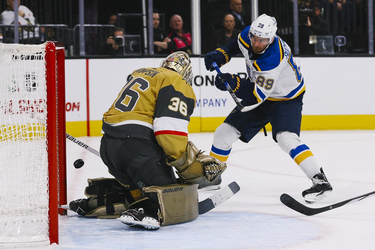 Golden Knights pleased with effort despite falling short against Blues ...