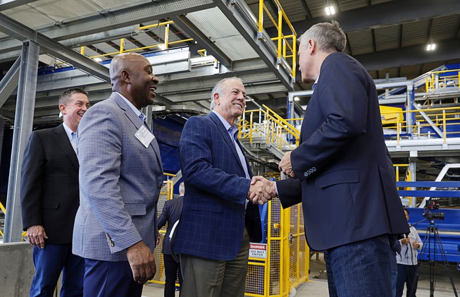 Photograph : Republic Services Opens Polymer Center - Las Vegas Sun News