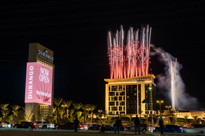 Photograph : Durango Casino & Resort Grand Opening Fireworks - Las Vegas Sun News