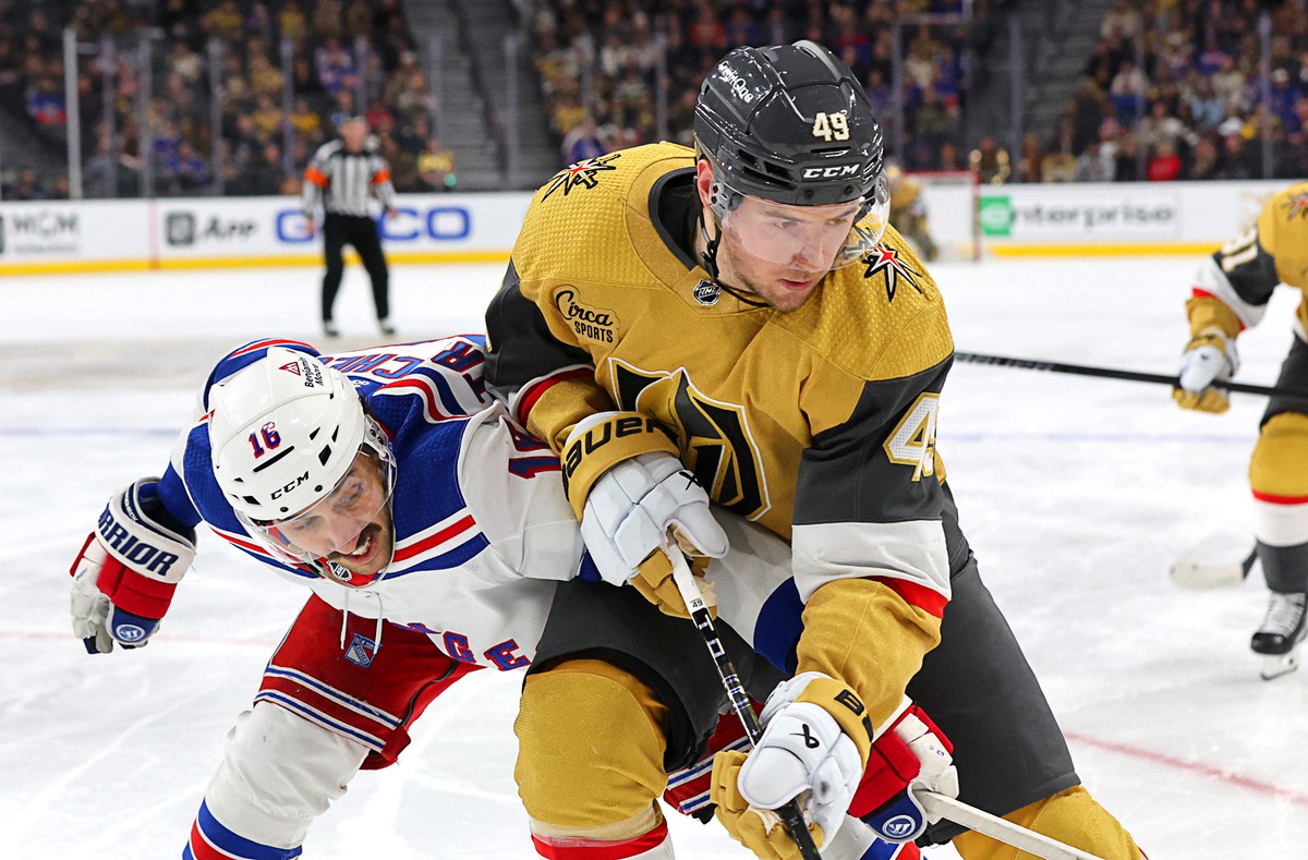 Golden Knights drop second straight game to Rangers - Las Vegas Sun News