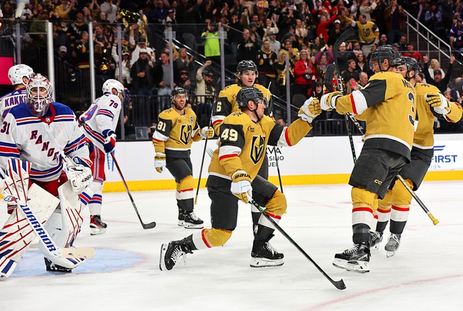 Photograph : Golden Knights vs Rangers - Las Vegas Sun News