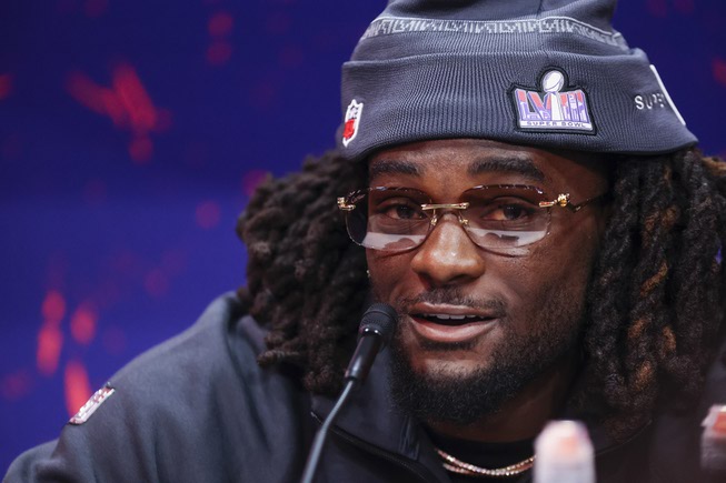 Photograph : Super Bowl LVIII Opening Night - Las Vegas Sun News