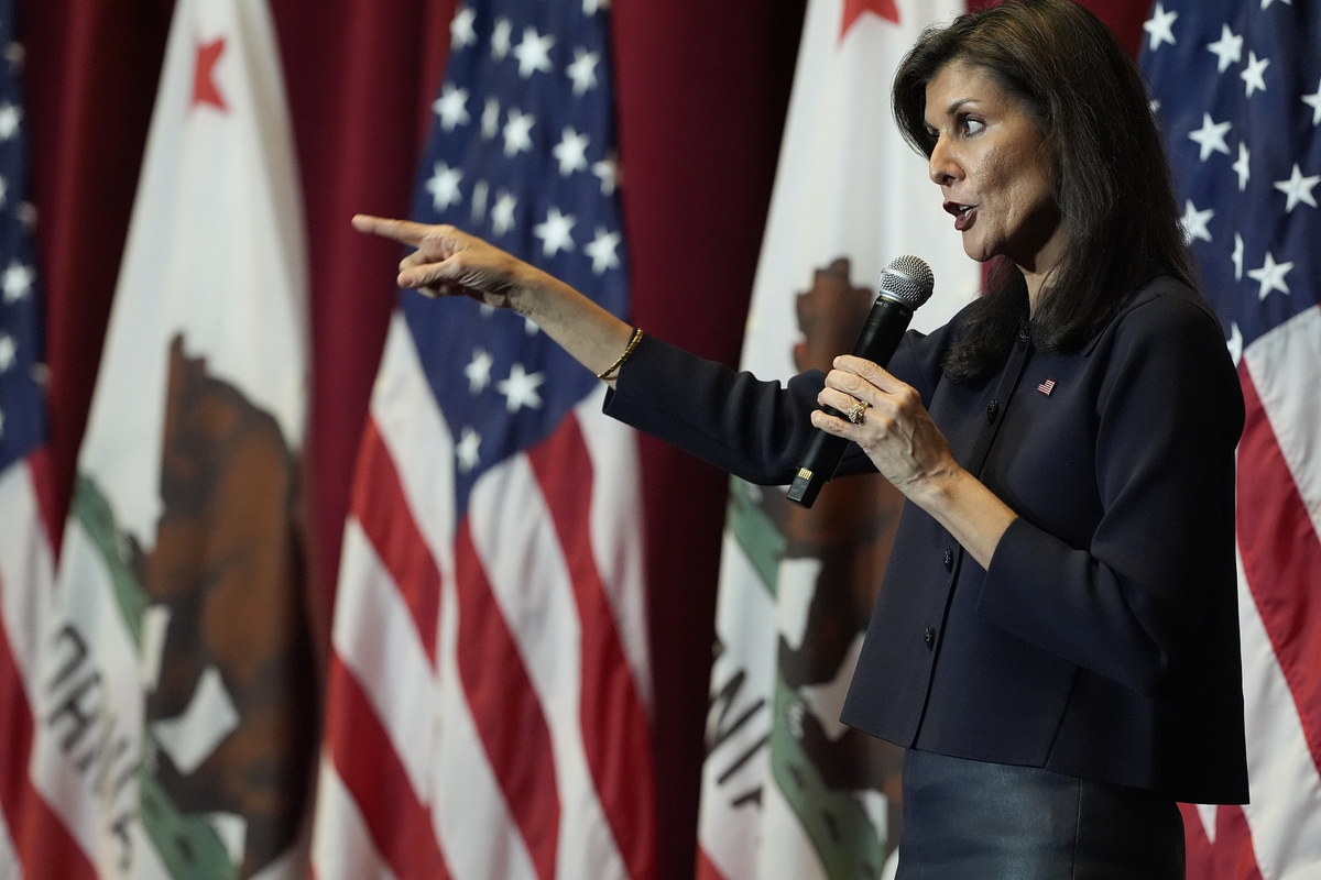Haley challenges Trump on her home turf in South Carolina - Las Vegas ...