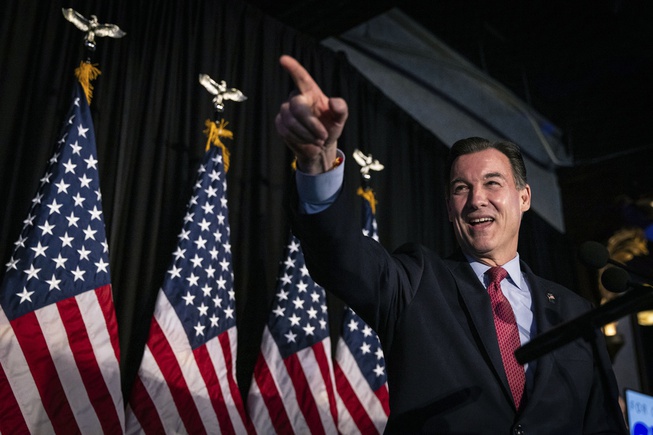 Democrat Tom Suozzi wins New York race to succeed George Santos in ...