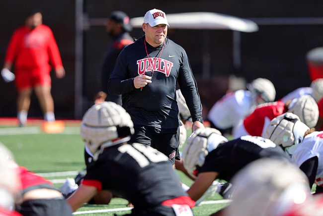 UNLV football gets the band back together on first day of spring ...