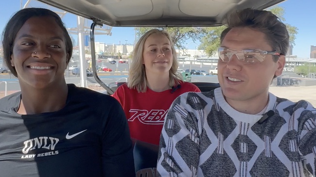 Take a Lap: UNLV's Desi-Rae Young and Lindy La Rocque claim another net ...