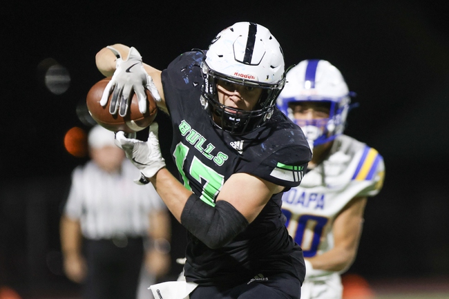 Slam football rallies late to beat Moapa Valley - Las Vegas Sun News