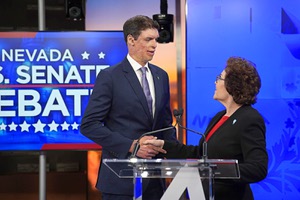 Nevada U.S. Senate debate: Sam Brown, Jacky Rosen detail contrasting ...