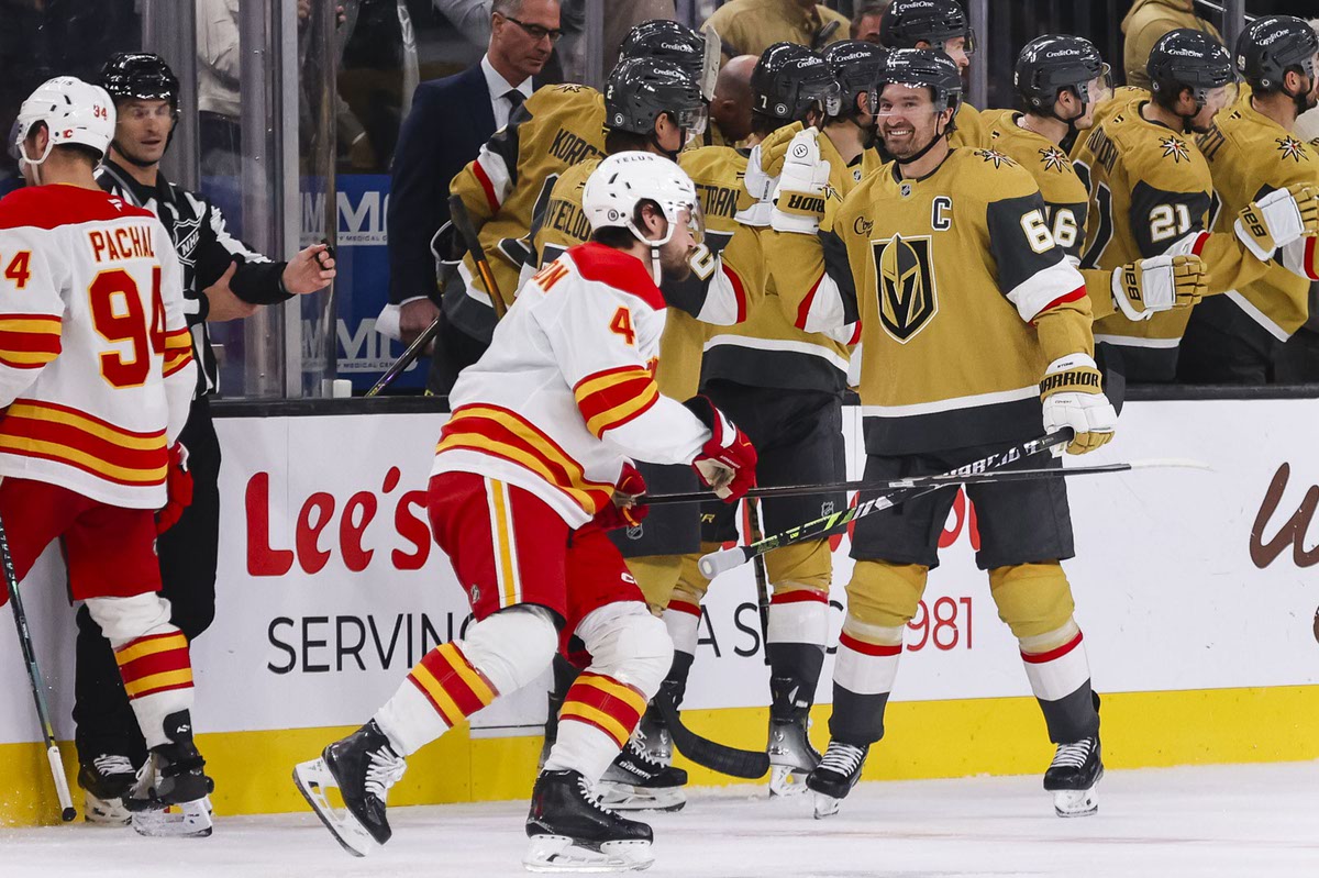Golden Knights shut out Flames for 4th straight win - Las Vegas Sun News