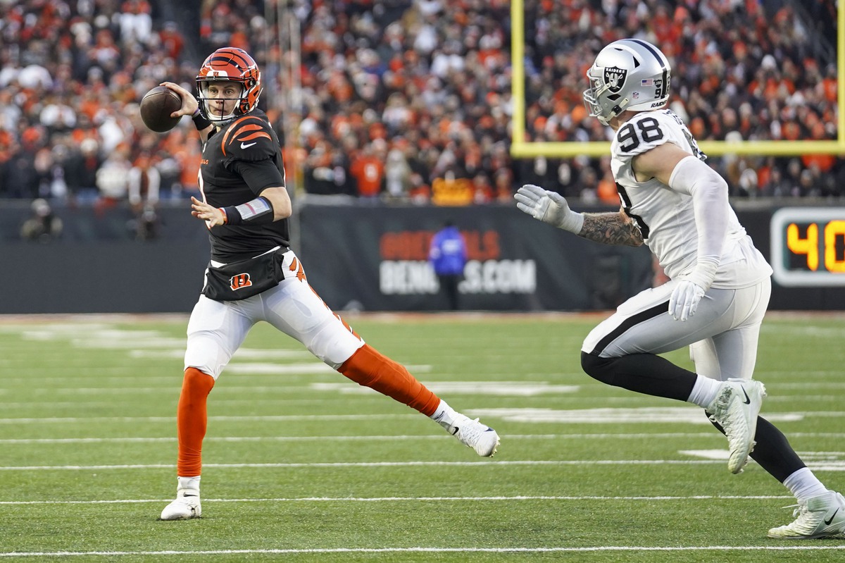 Raiders return to Cincinnati for first time since fateful 2021 playoff ...