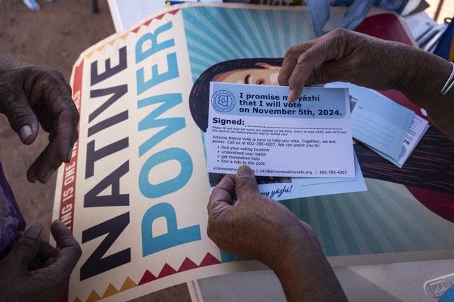 New study shows voting is harder than ever for Native Americans - Las ...