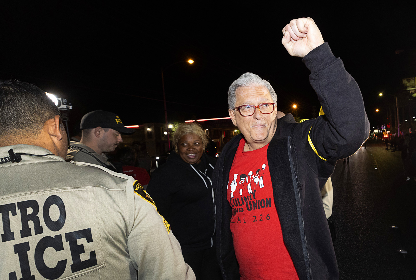 57 arrested in Union Protest - Las Vegas Sun News