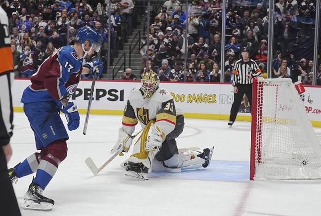 Golden Knights fall to Avalanche in shootout after regulation stalemate ...