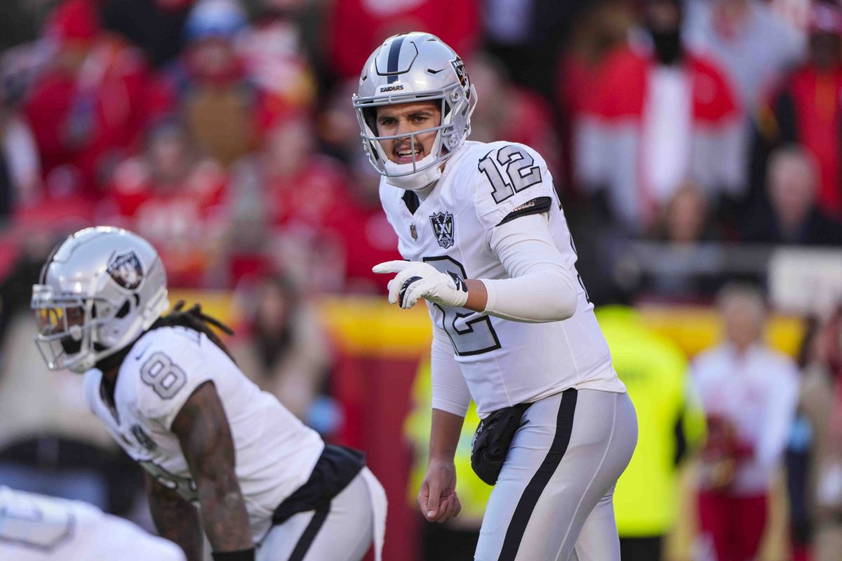 Aidan O'Connell shows in loss to Chiefs that he is the Raiders' QB for ...