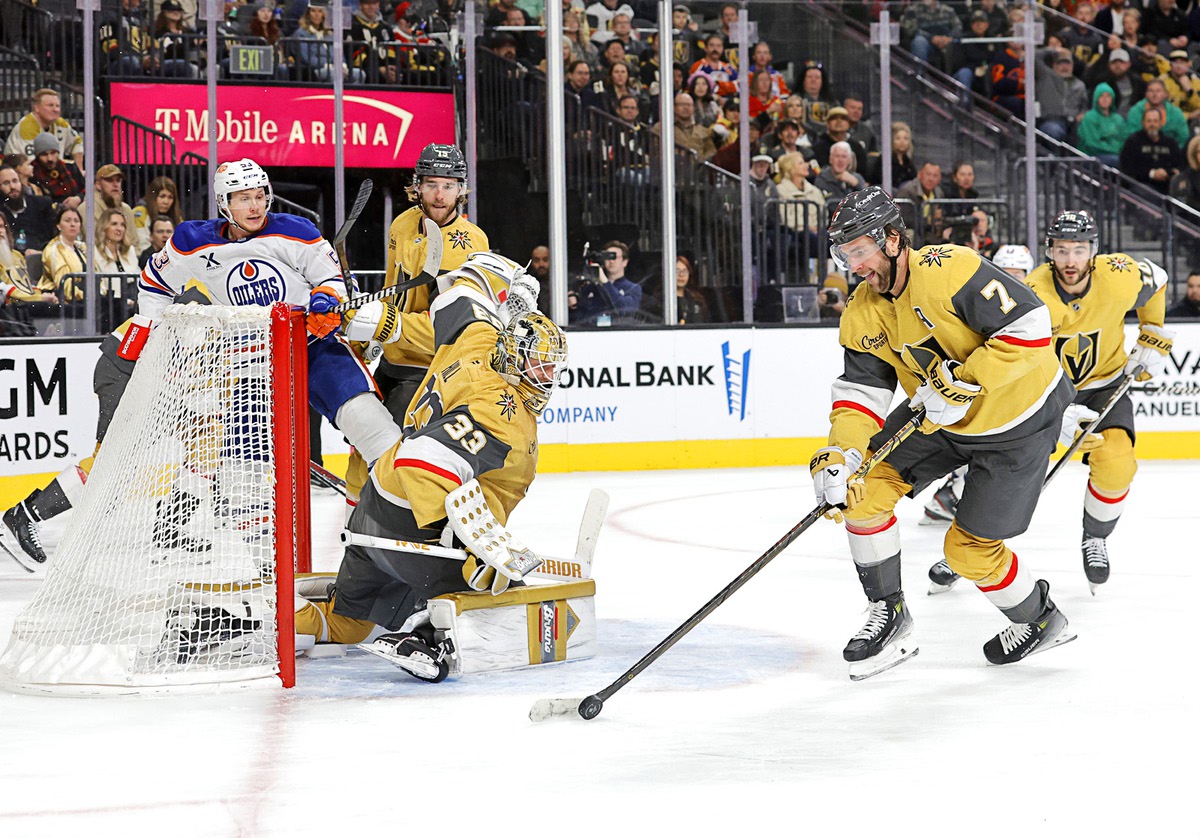 Adin Hill makes 28 saves to guide Golden Knights to narrow win over ...