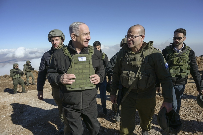 Israel's Netanyahu tours buffer zone inside Syria - Las Vegas Sun News