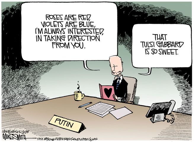 Mike Smith Cartoon : 021325 smith cartoon gabbard - Las Vegas Sun News