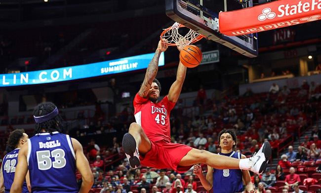 Game day: UNLV pounds UNR behind Henley's 23 points - Las Vegas Sun News