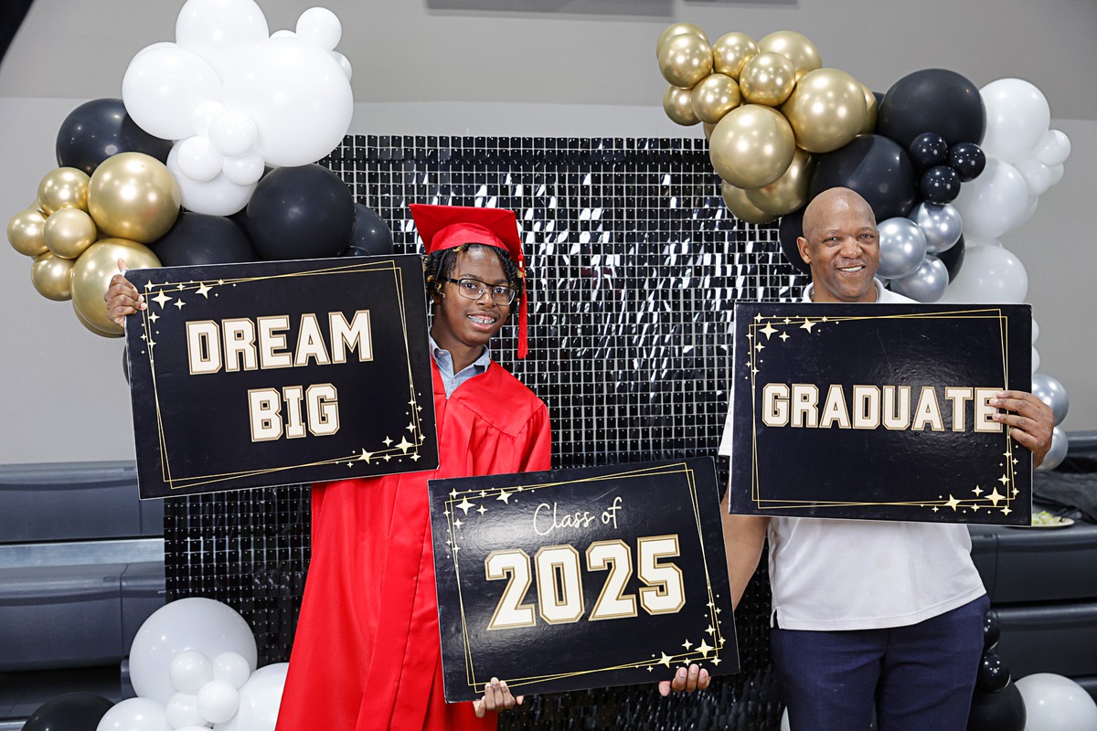 High school graduates in foster care system striding confidently into ...