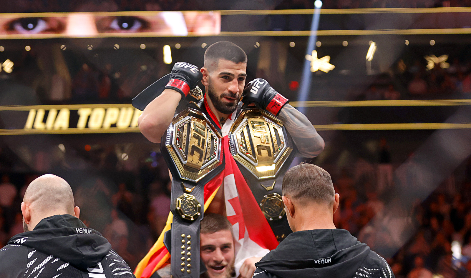 Ilia Topuria Wins Title With 1st-Round KO - Las Vegas Sun News