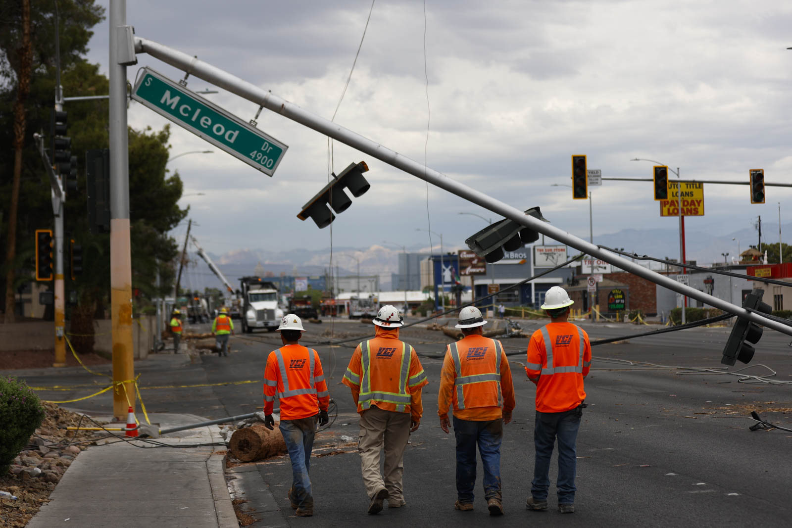 Downed Power Lines - Las Vegas Sun News