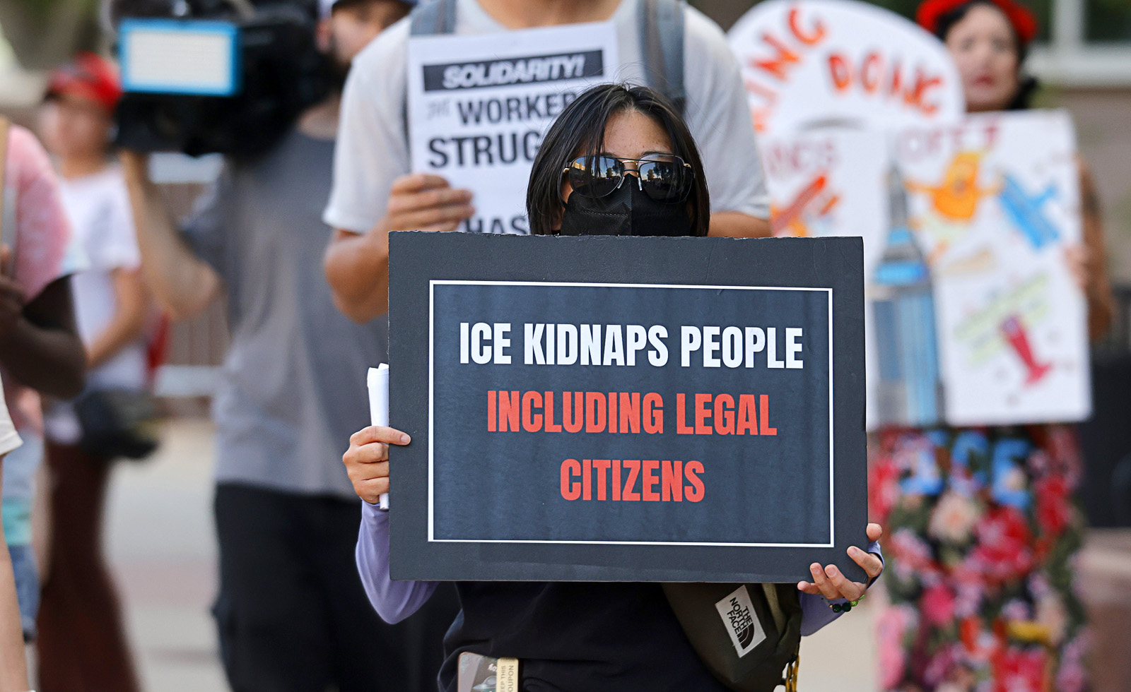 Protest Against ICE in Henderson - Las Vegas Sun News