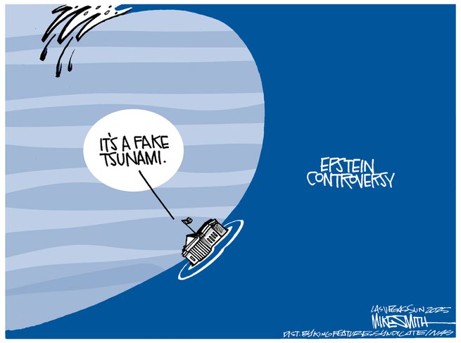 Mike Smith Cartoon : 20250731 smith cartoon epstein - Las Vegas Sun News