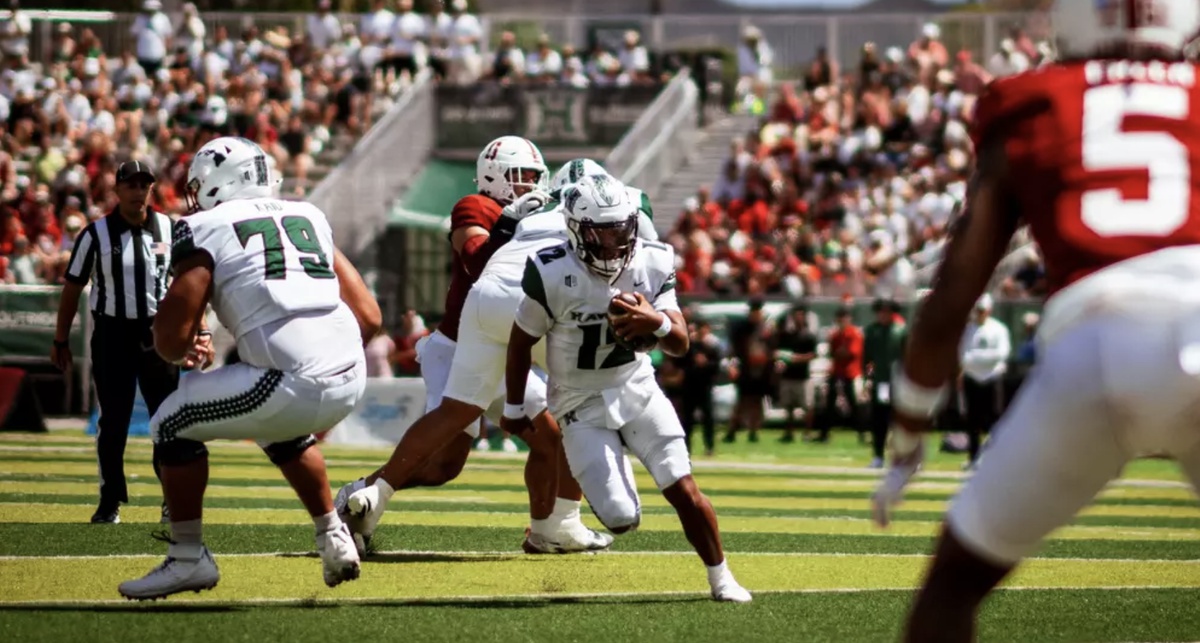 Gorman product Alejado throws for 2 TDs, Hawaii beats Stanford on late ...