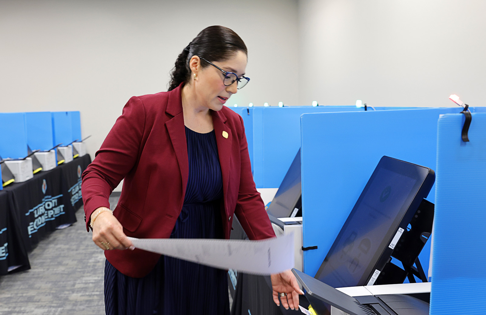 New Voting Process Demonstration - Las Vegas Sun News