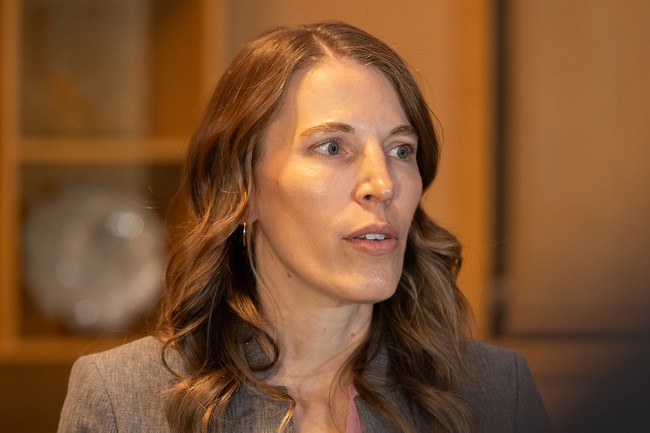 Photograph : Nevada Governor Joe Lombardo and Three Square CEO Beth ...