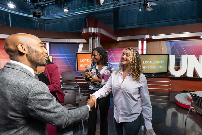 Photograph : 2025 Sun Youth Forum UNLV Studio Taping - Las Vegas Sun News