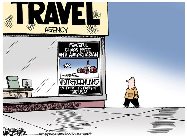 Mike Smith Cartoon : 011826 smith cartoon Greenland - Las Vegas Sun News