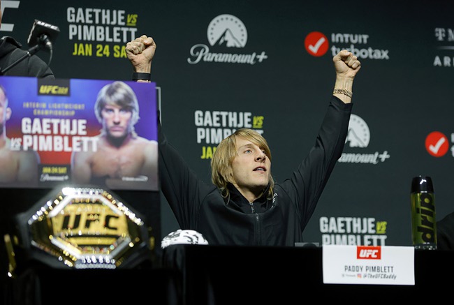 Photograph : UFC 324 News Conference - Las Vegas Sun News