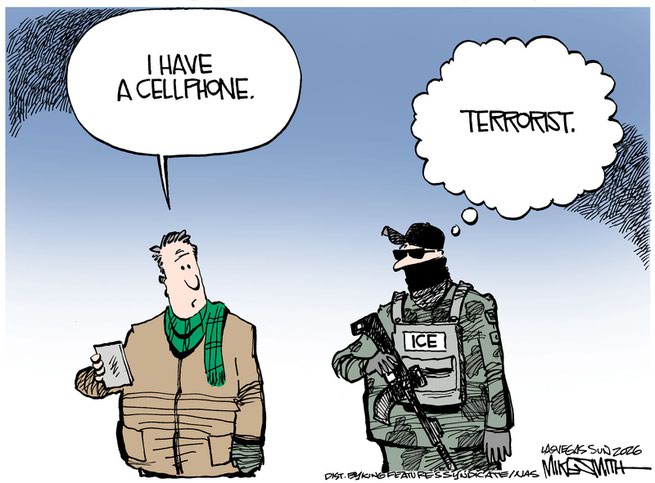 Mike Smith Cartoon : 012726 smith cartoon ICE - Las Vegas Sun News