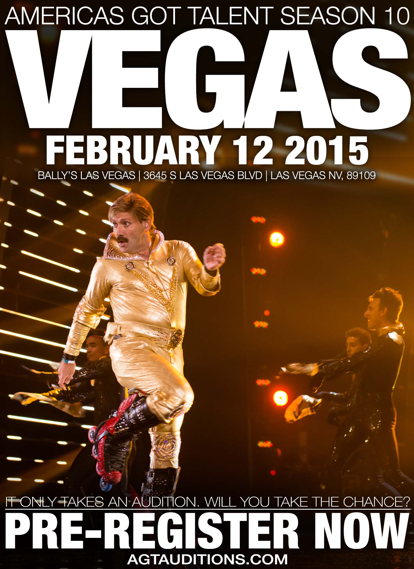 Win front of the line passes for America's Got Talent Auditions! - Las ...